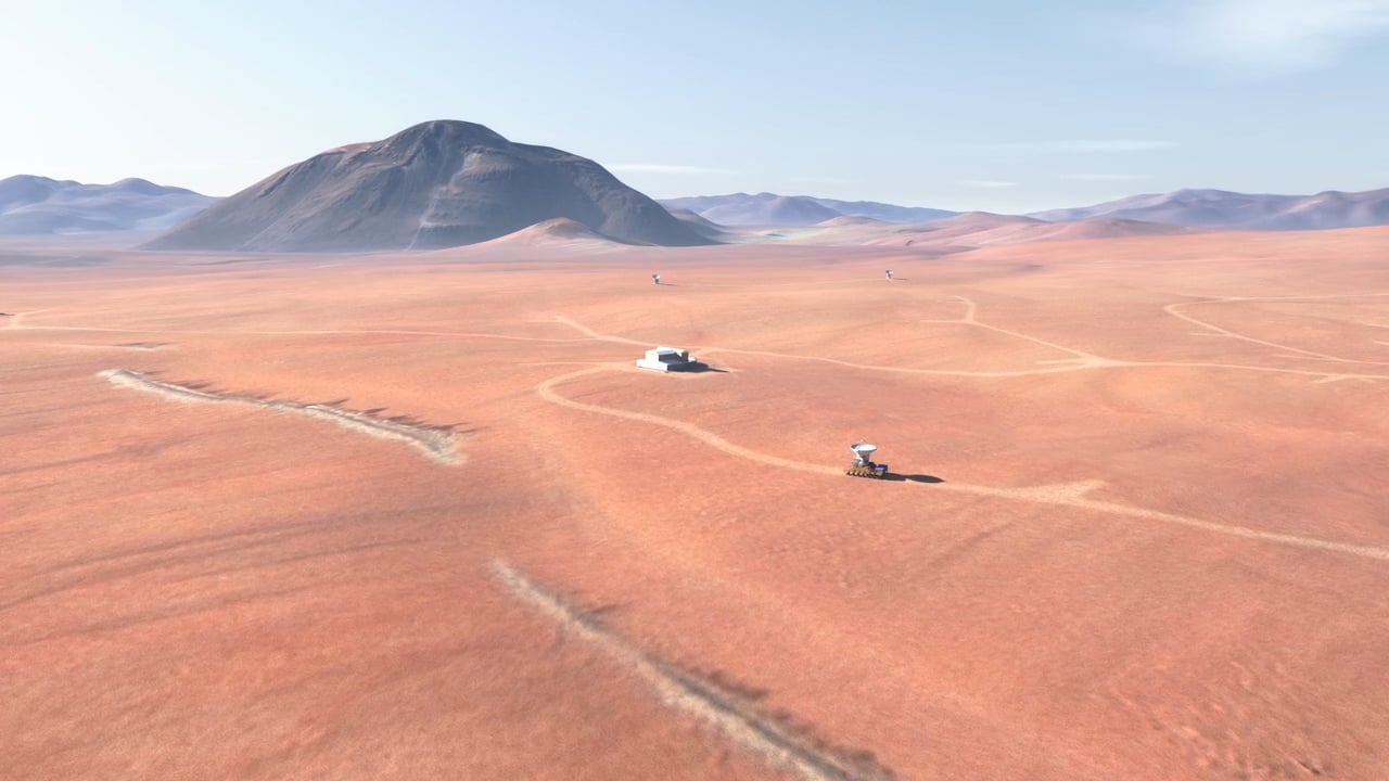 Animation showing the ALMA antennas in one of the possible ... Animation showing the ALMA antennas in one of the possible ...